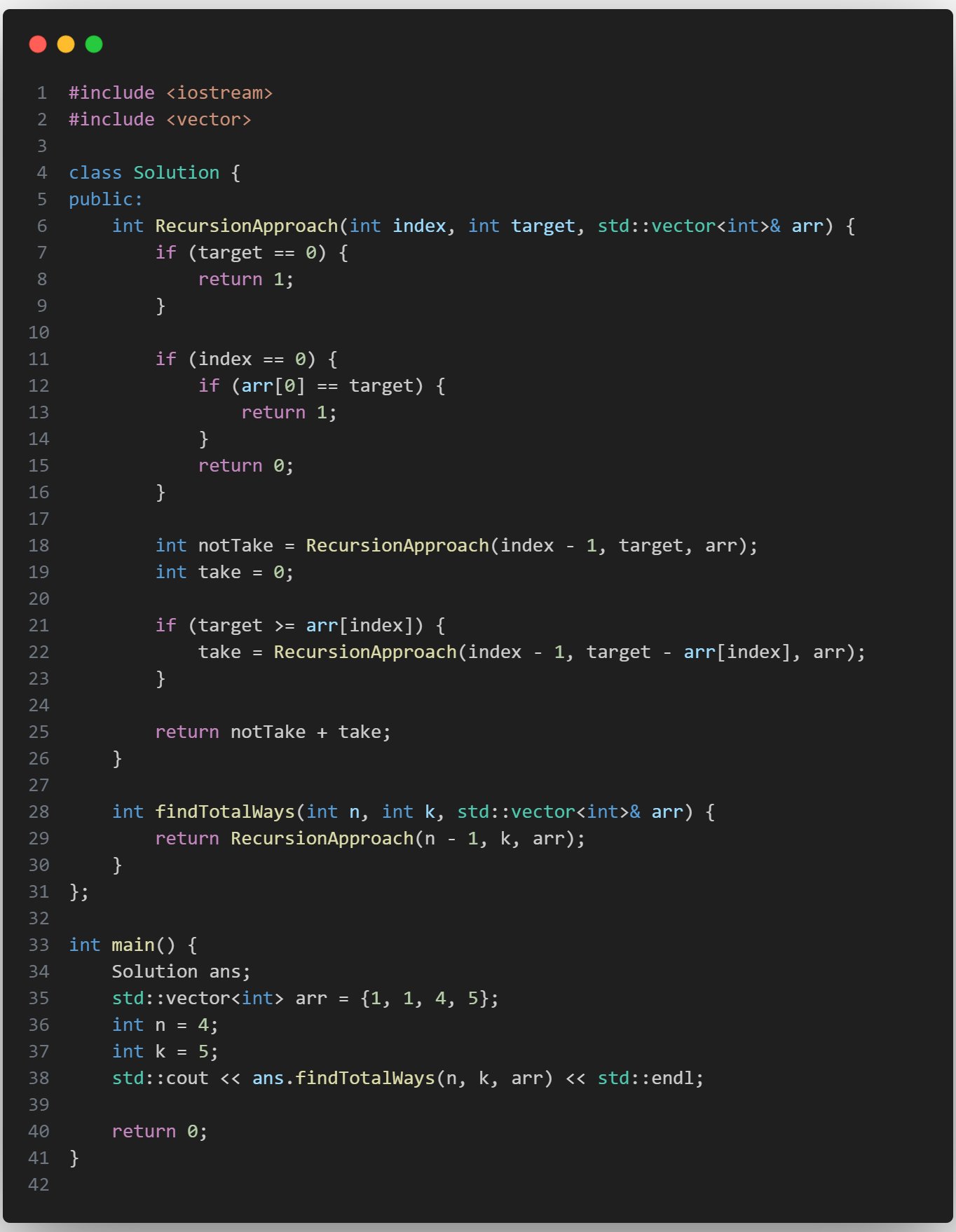 DPL17 Count Subsets with Sum K
