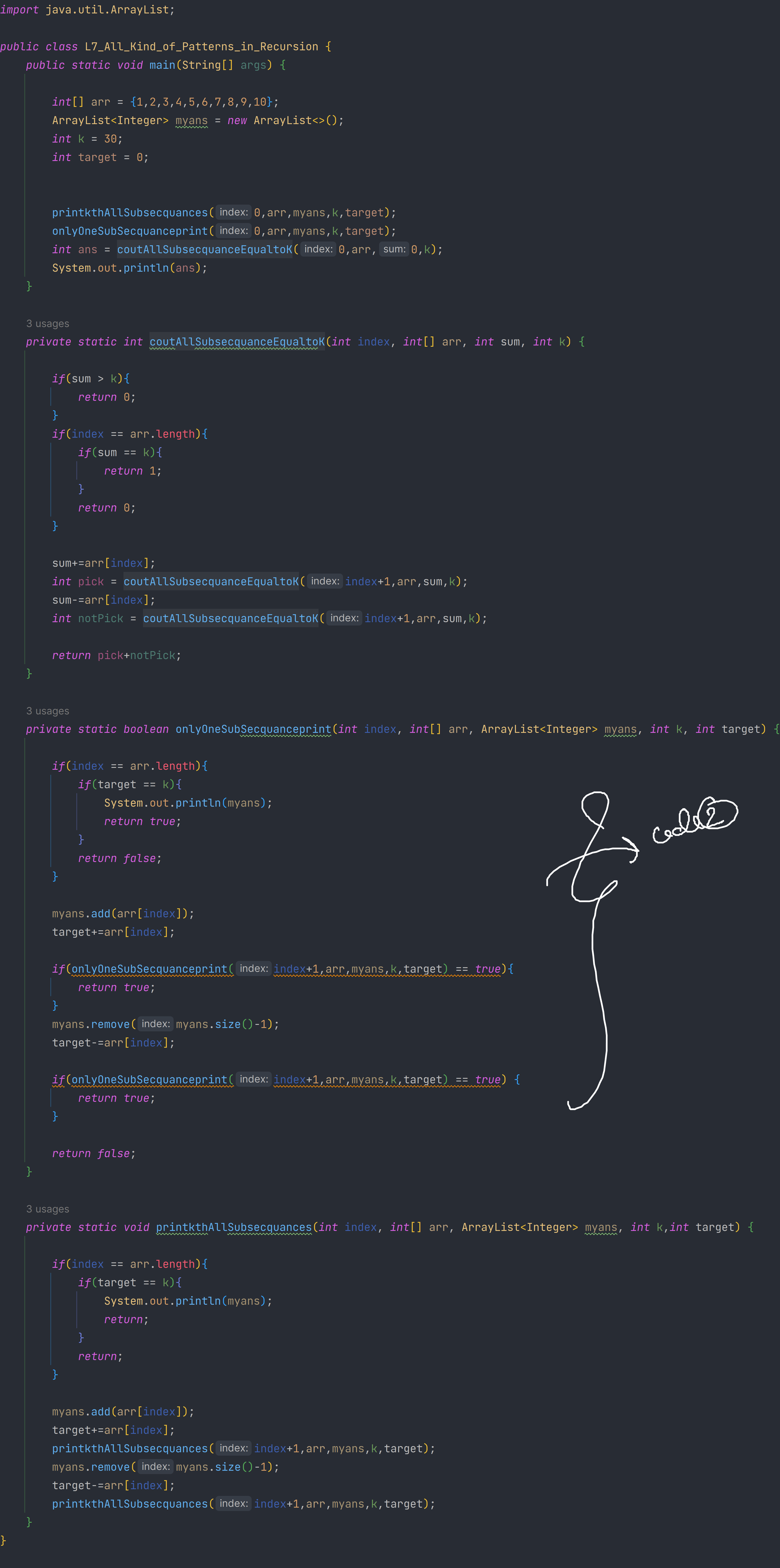 L7 All Kind of Patterns in Recursion